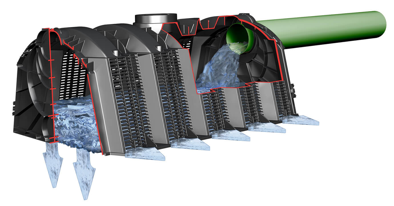 Tunnel d' Épandage / Infiltration